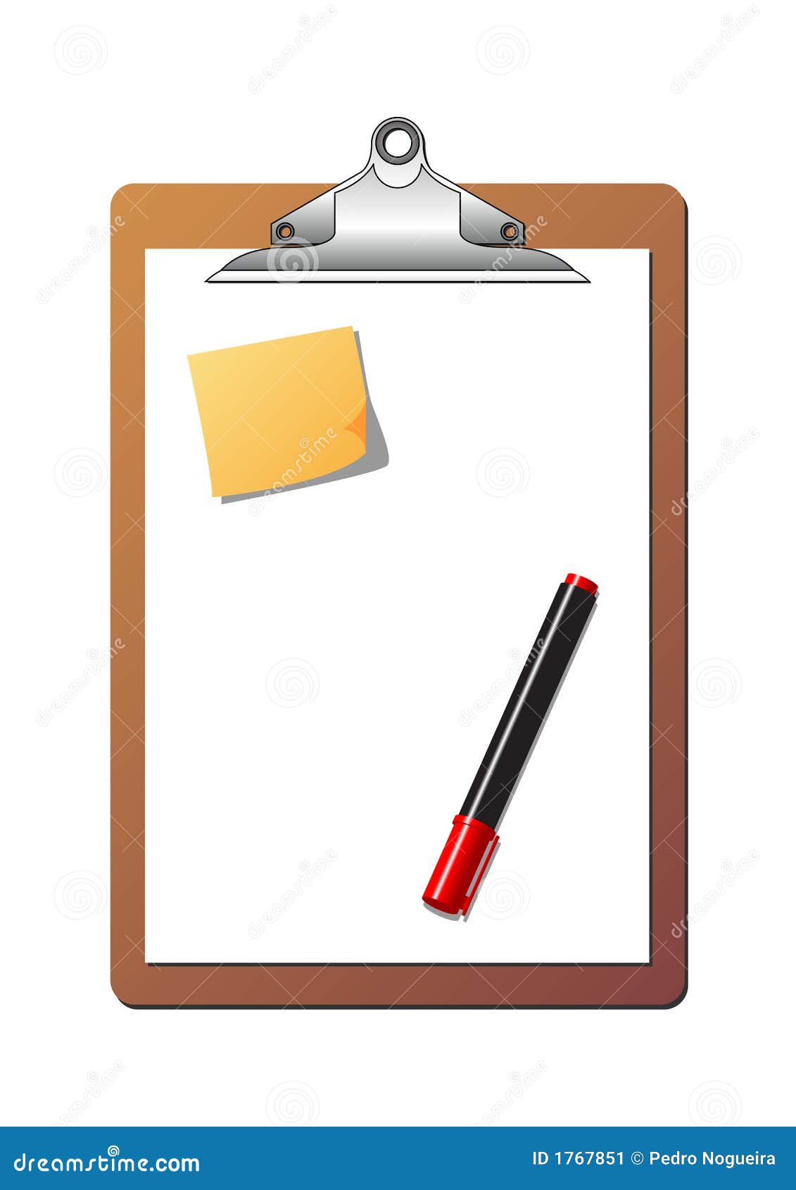 Red Clipboard Paper Sheet Stock Illustrations – 440 Red Clipboard Paper ...