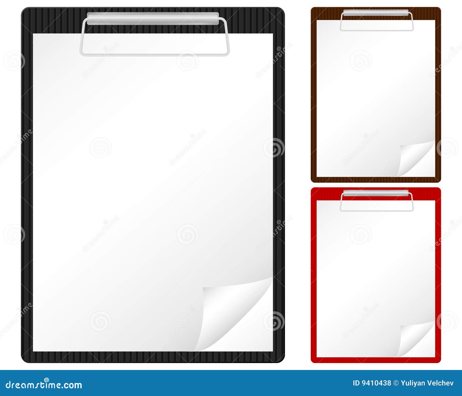 Clipboard and sheet stock vector. Illustration of office - 9410438