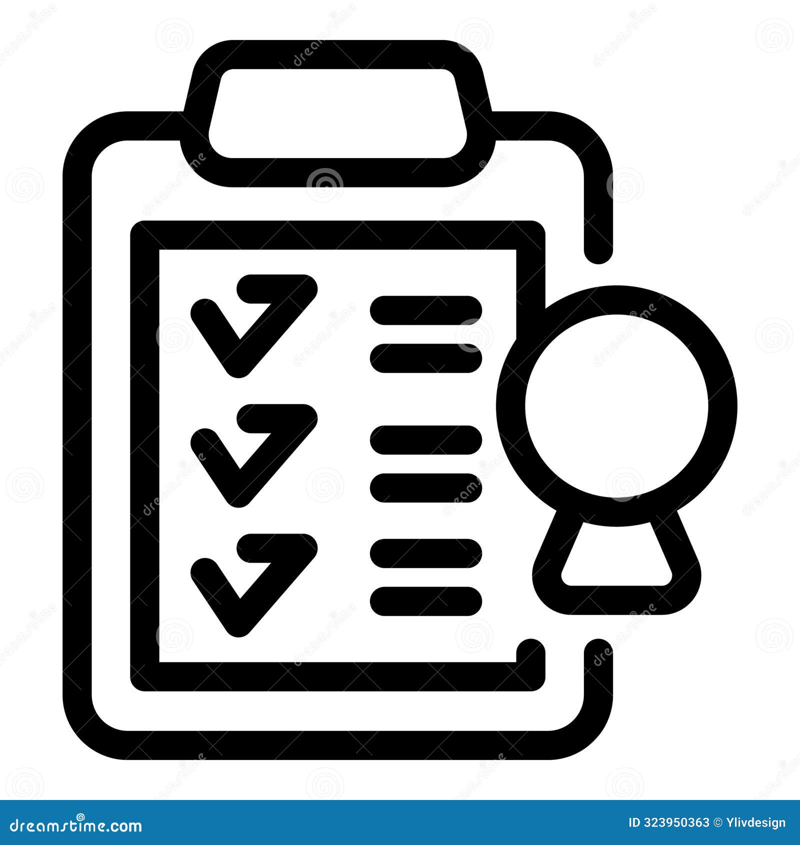 Clipboard Showing Completed Checklist with Approved Quality Control ...