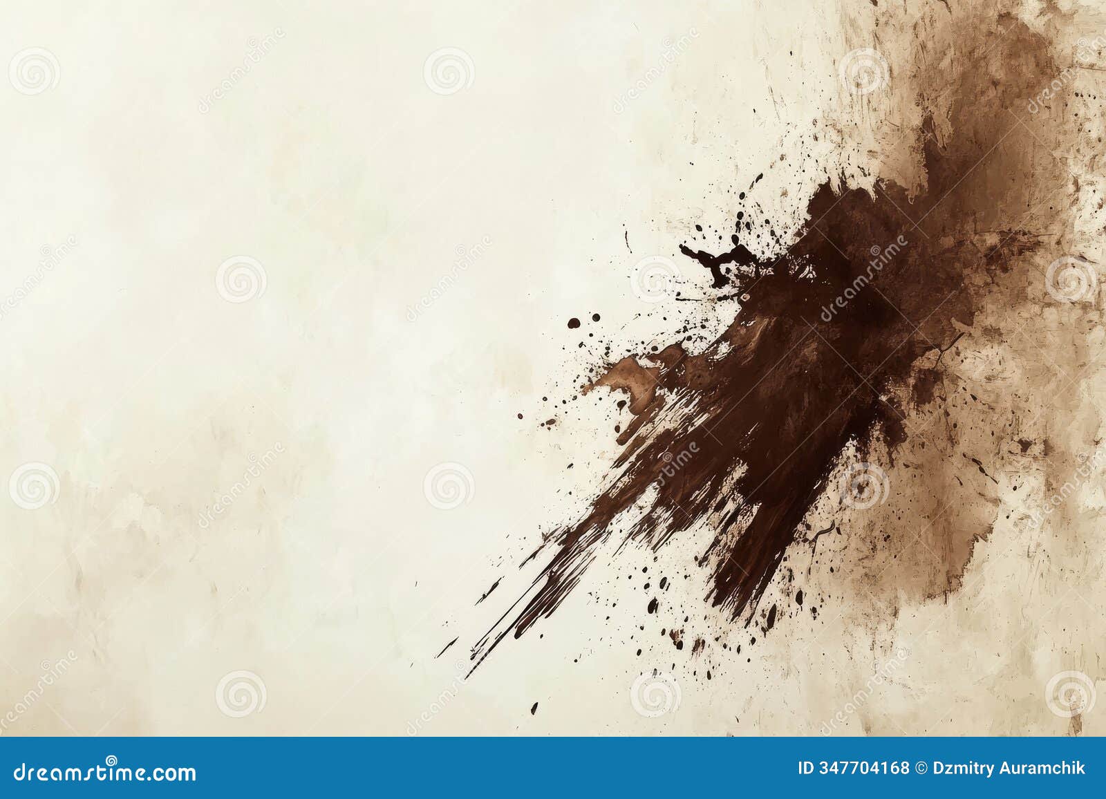 A Clipped Image and Overhead View of a Moist Mud and Stain Texture on a ...