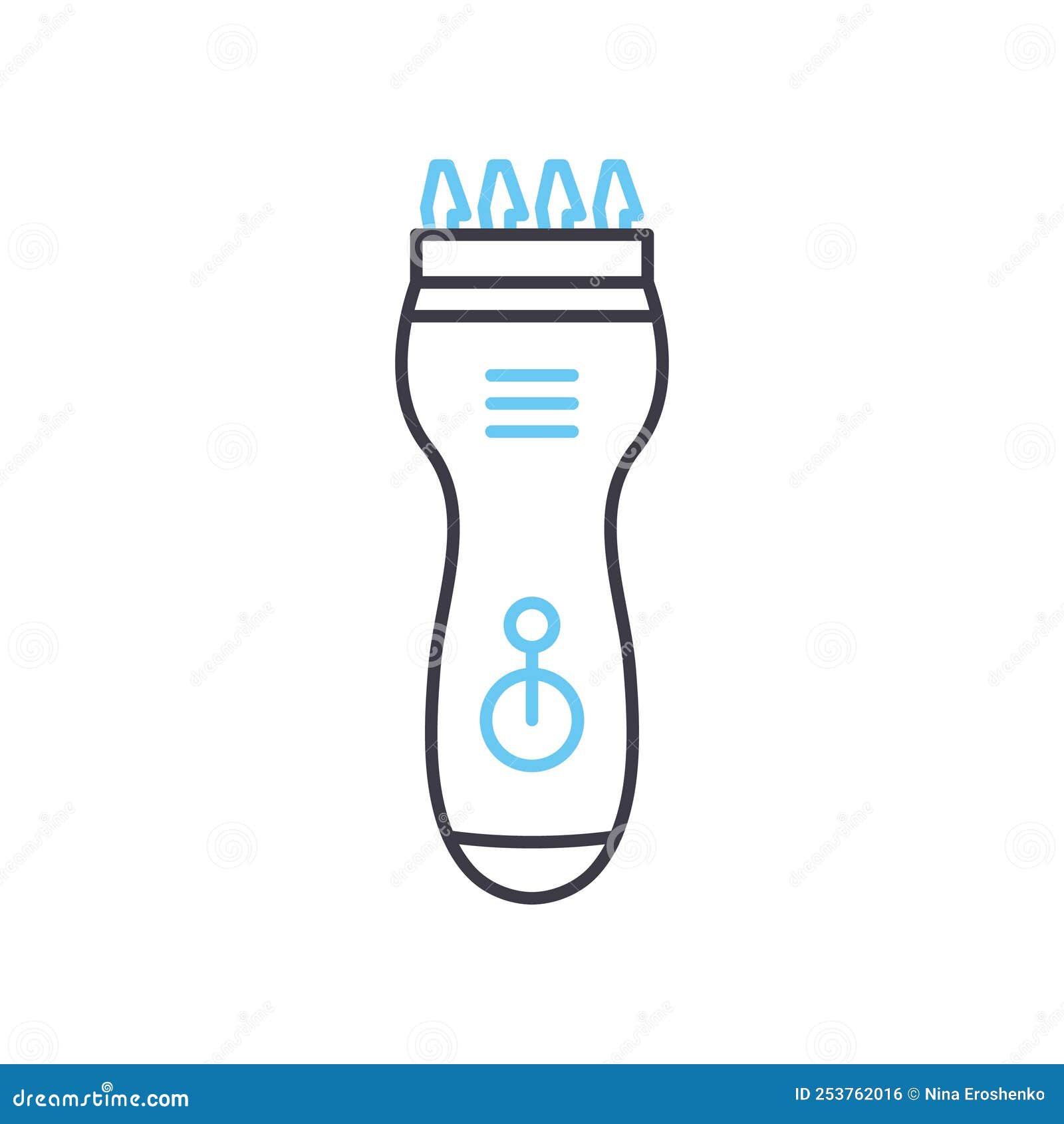 Clipper Line Icon, Outline Symbol, Vector Illustration, Concept Sign ...