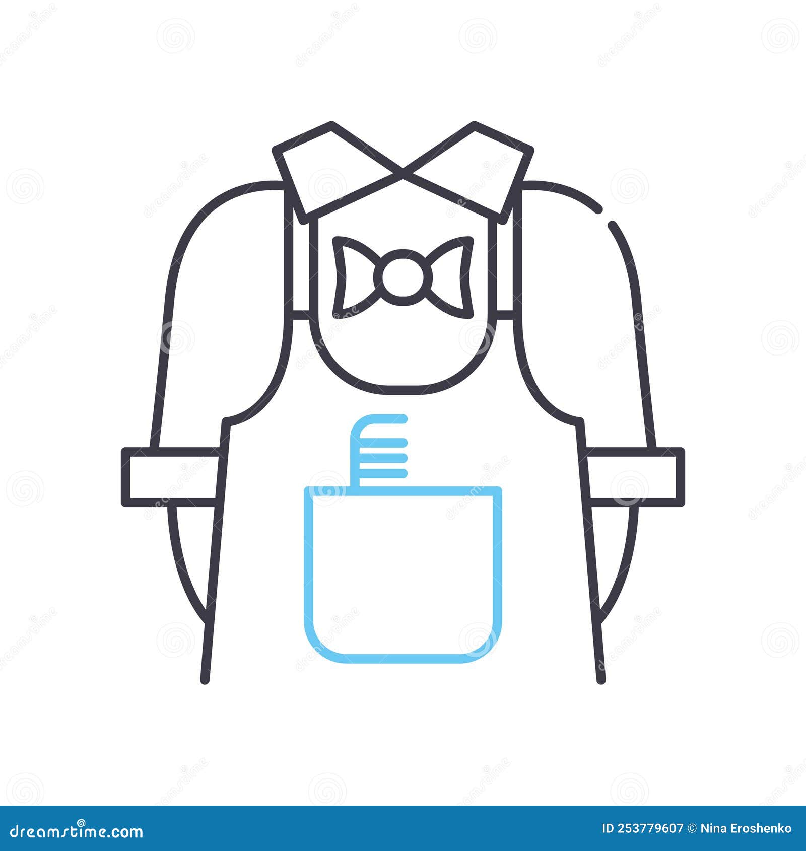 Clipper Line Icon, Outline Symbol, Vector Illustration, Concept Sign ...