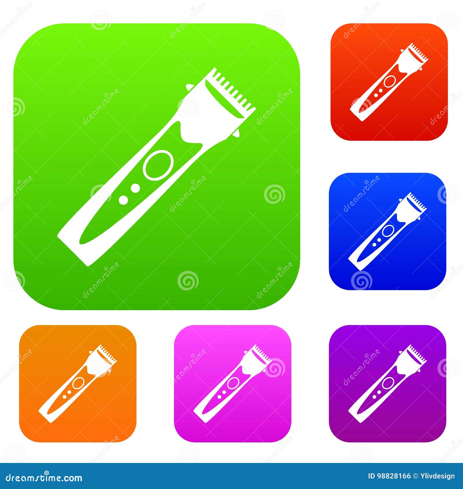 Clipper set collection stock vector. Illustration of beauty - 98828166