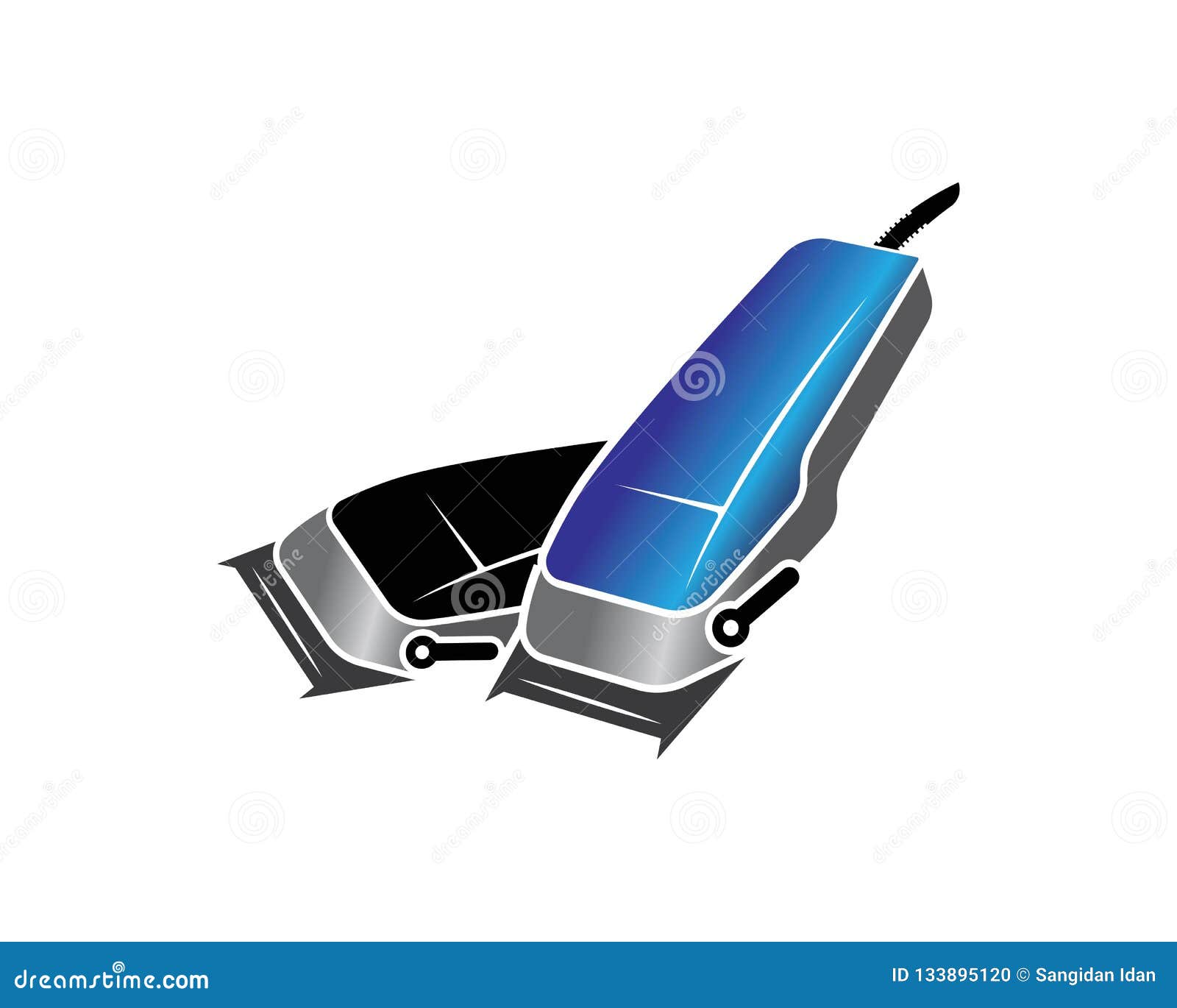 Clippers for Barber Illustration Vector Stock Vector - Illustration of ...