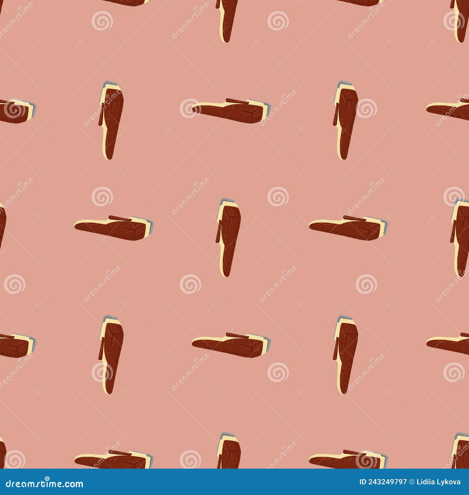 Clippers Seamless Pattern on. Vintage Barber Shops Elements in Doodle ...