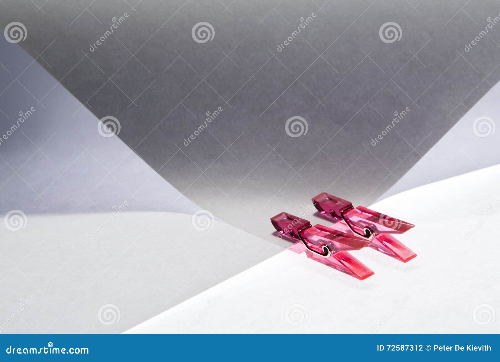 Clips Holding Paper Together Stock Photo - Image of paperwork, color ...