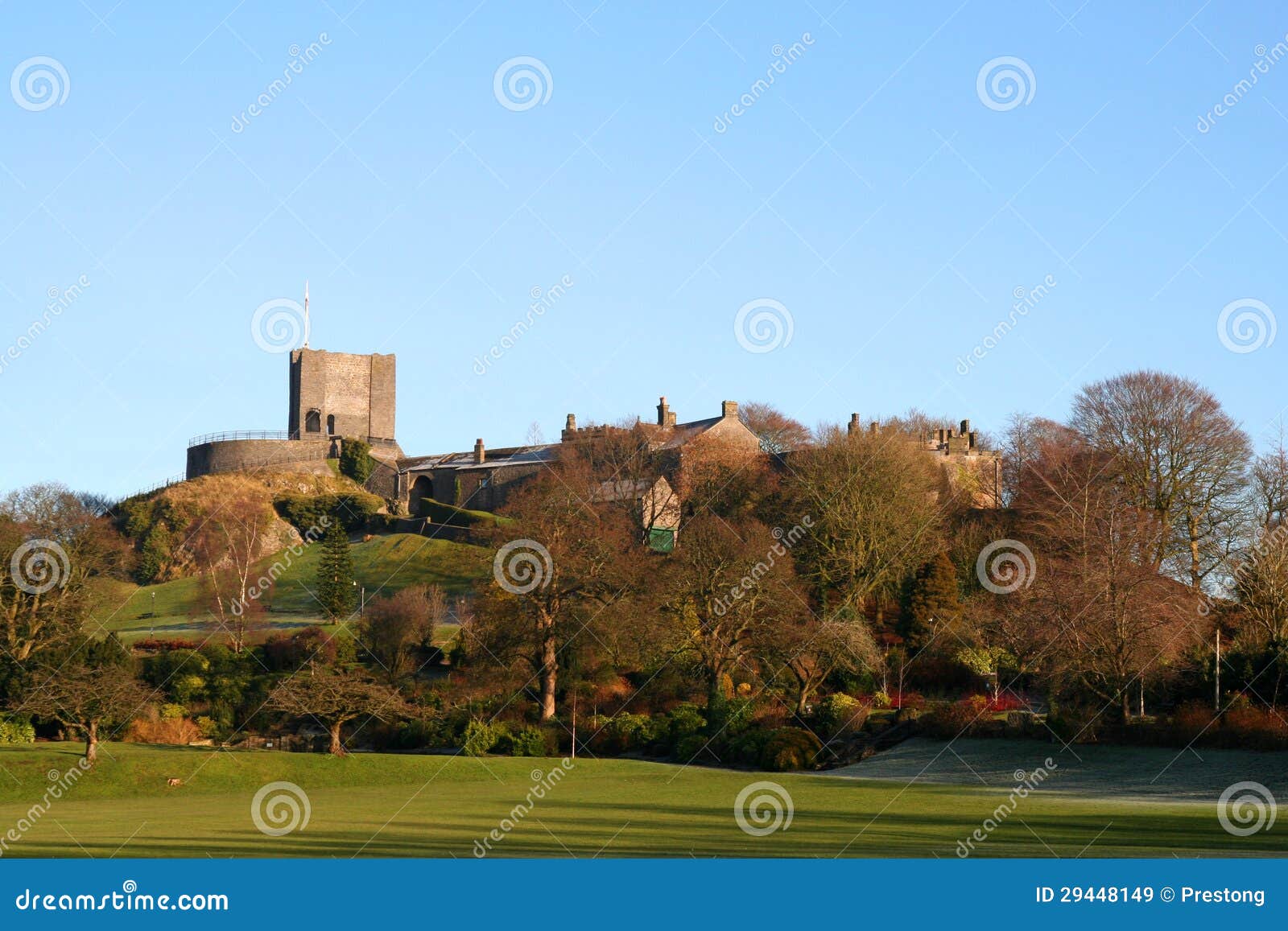 Clitheroe Castle. stock image. Image of ancient, bailey - 29448149