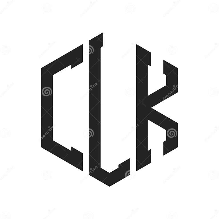 CLK Logo Design. Initial Letter CLK Monogram Logo Using Hexagon Shape ...
