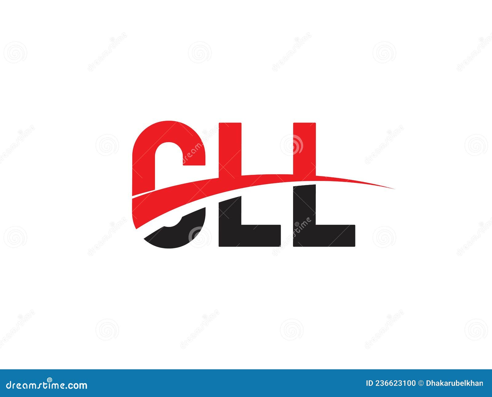 CLL Letter Initial Logo Design Vector Illustration Stock Vector ...