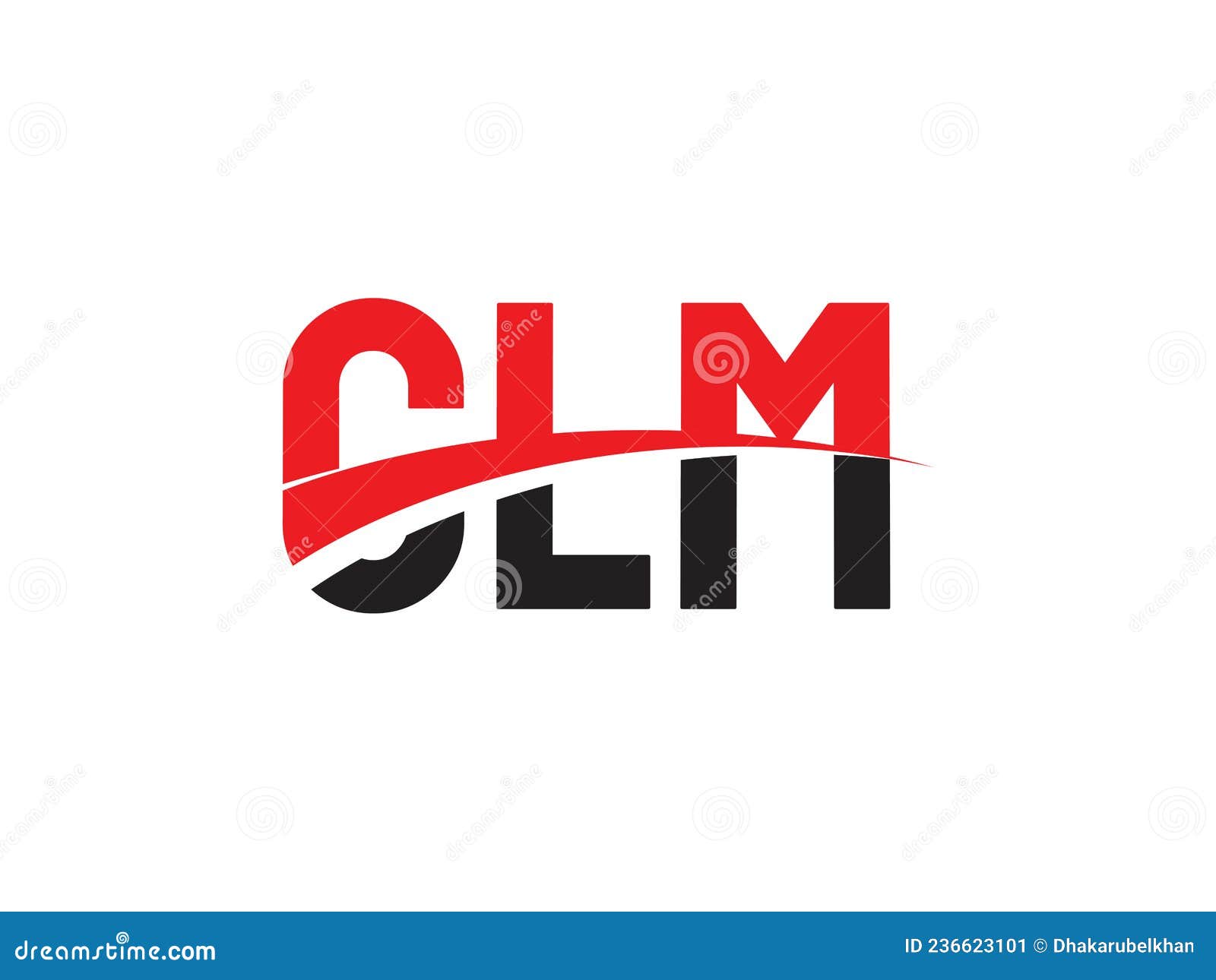 CLM Letter Initial Logo Design Vector Illustration Stock Vector ...