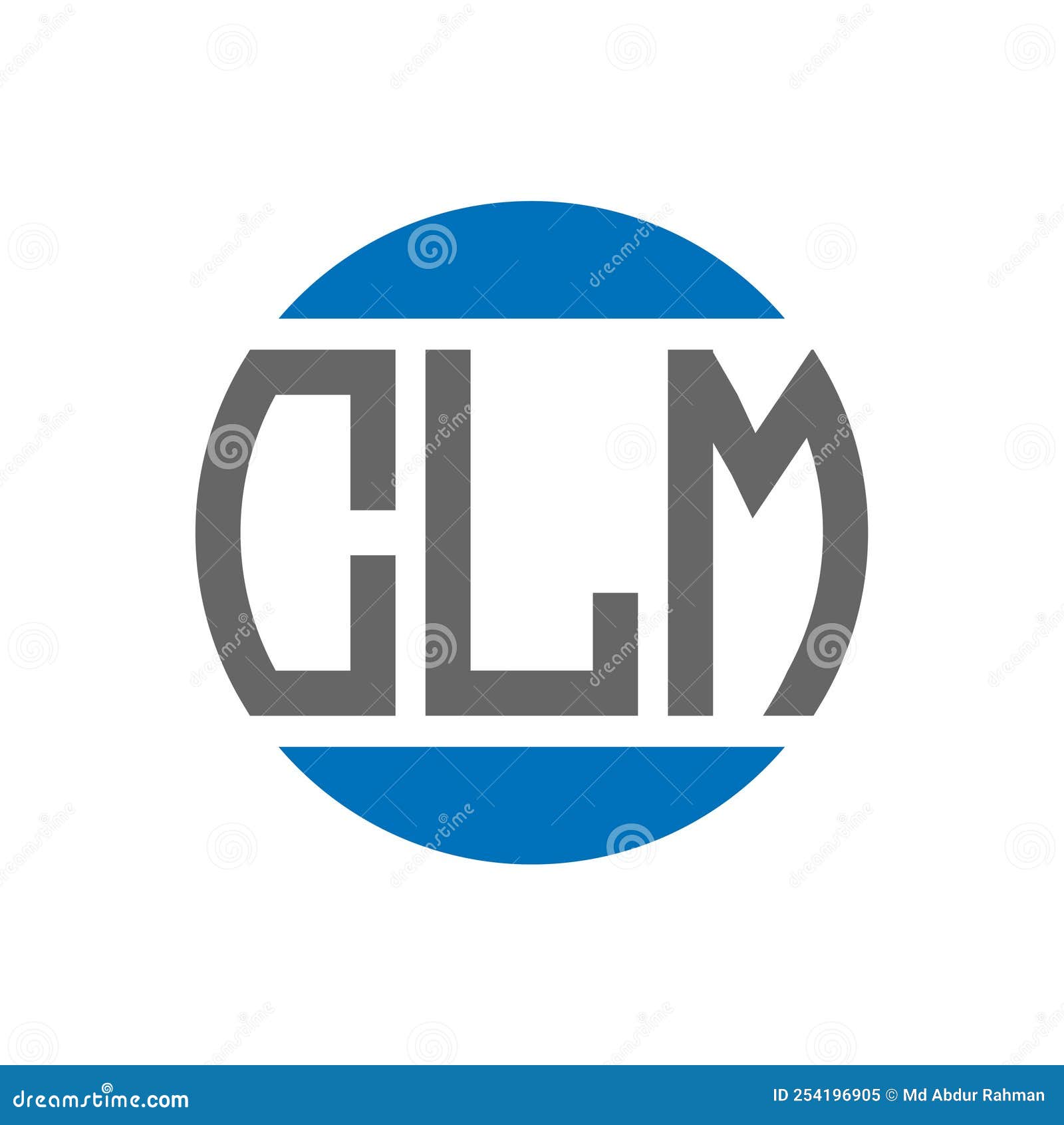 CLM Letter Logo Design on White Background. CLM Creative Initials ...