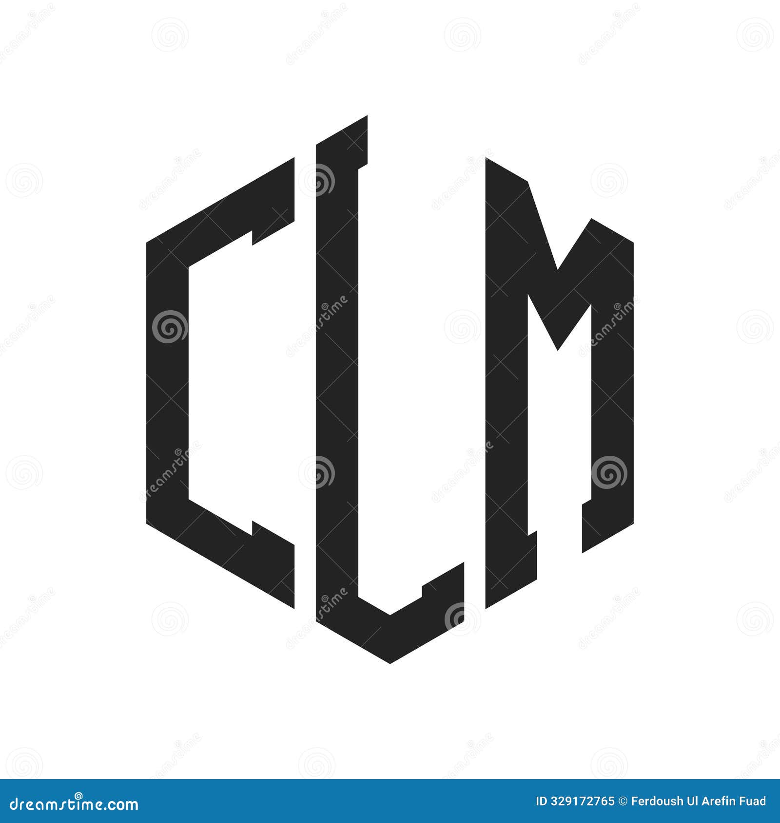 CLM Logo Design. Initial Letter CLM Monogram Logo Using Hexagon Shape ...