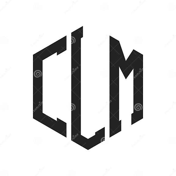 CLM Logo Design. Initial Letter CLM Monogram Logo Using Hexagon Shape ...
