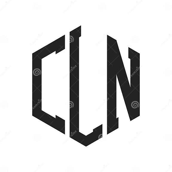 CLN Logo Design. Initial Letter CLN Monogram Logo Using Hexagon Shape ...