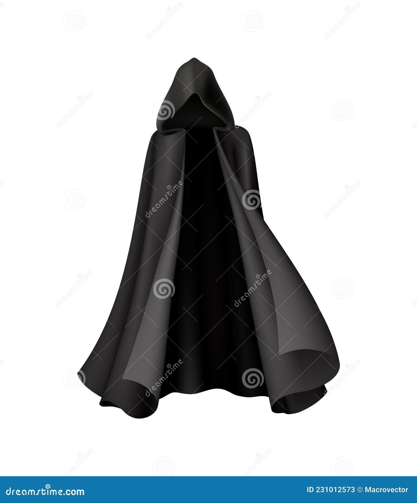 Cloak Realistic Illustration Stock Vector - Illustration of clothing ...
