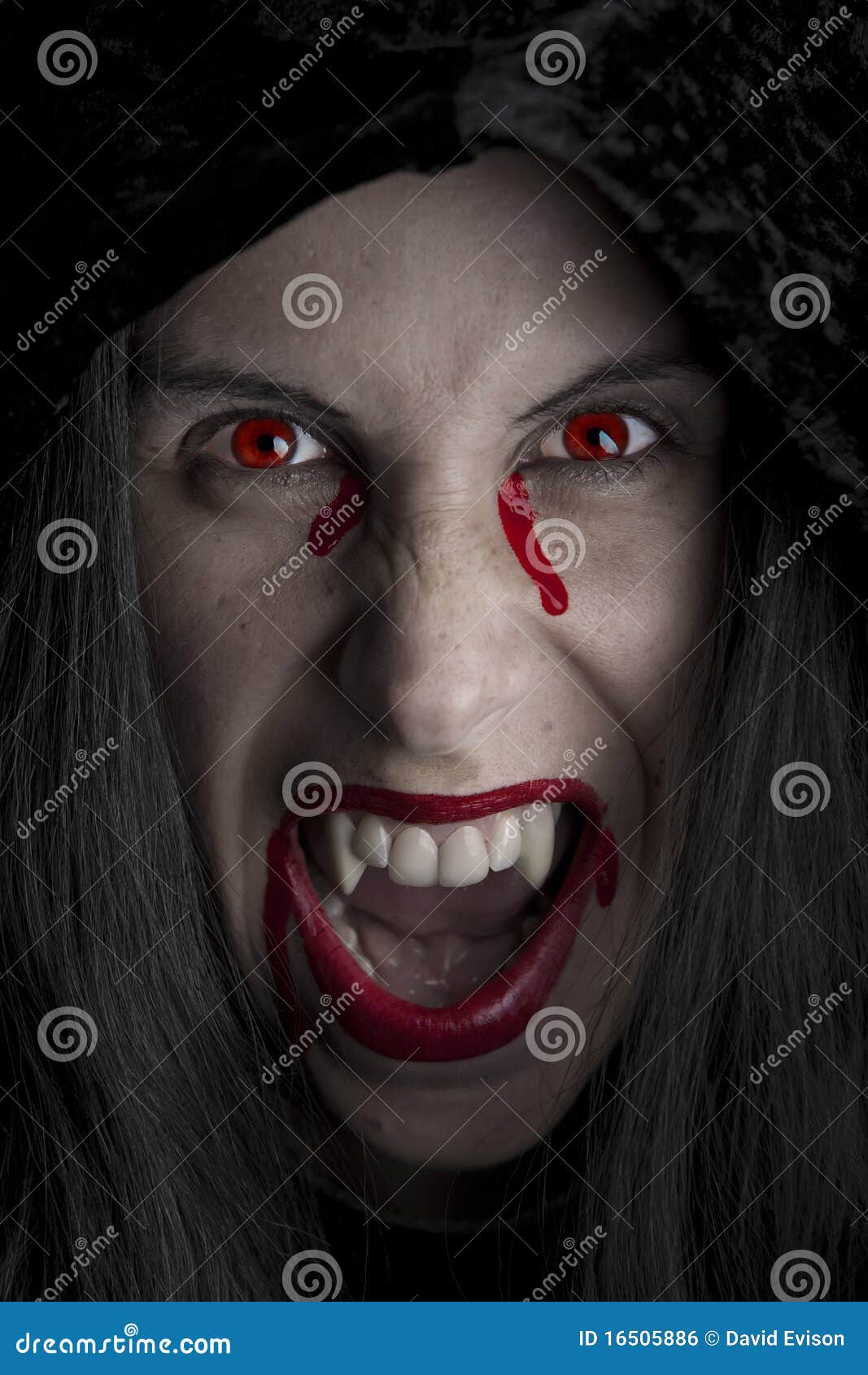 Cloaked Vampire stock photo. Image of furious, dark, bite - 16505886