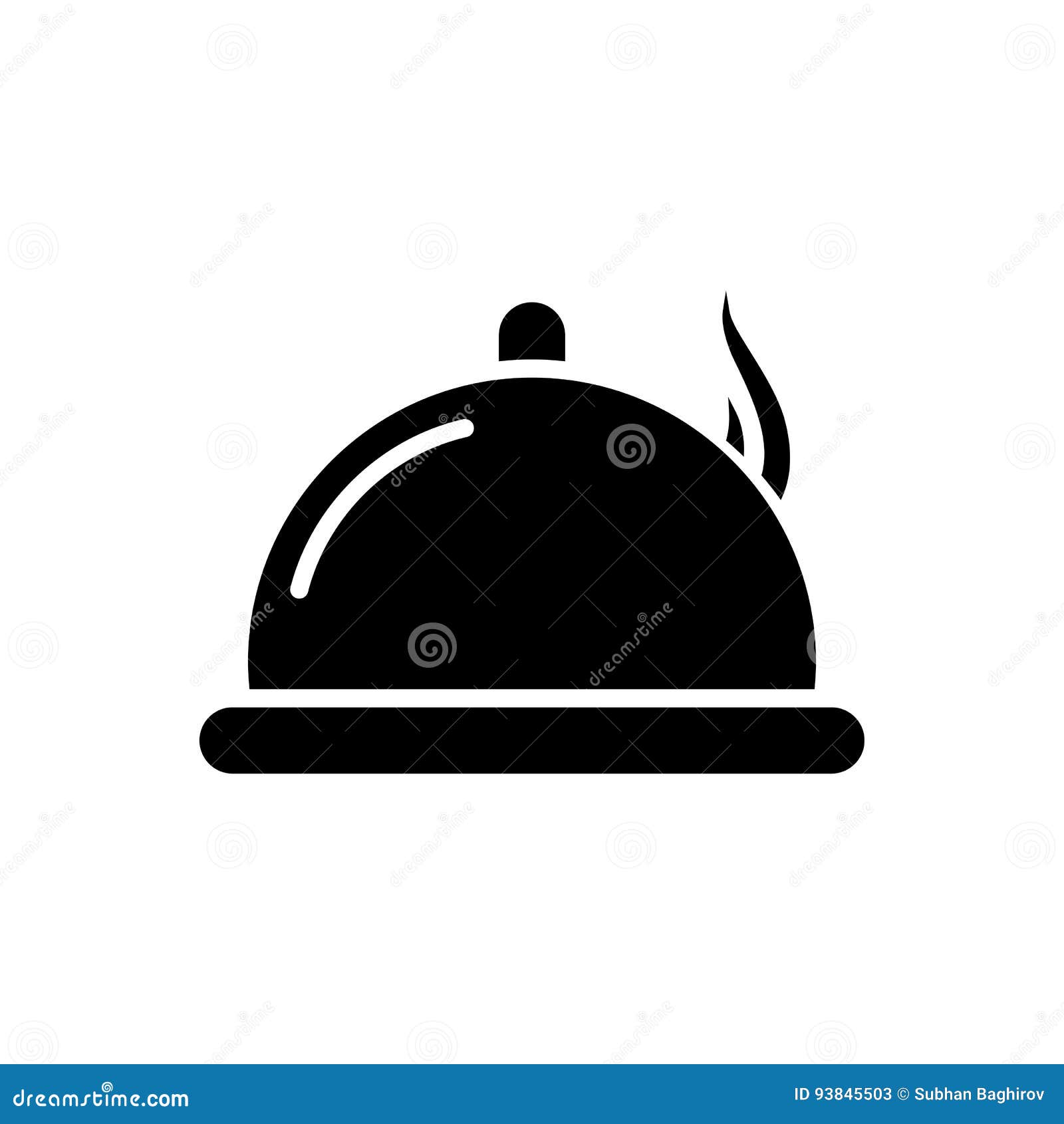 Cloche Icon Simple Flat Style Vector Illustration Stock Vector ...