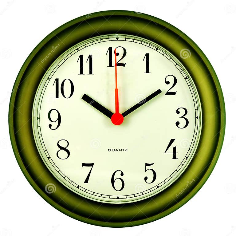 Clock on 10 past ten stock image. Image of minute, time - 13644073