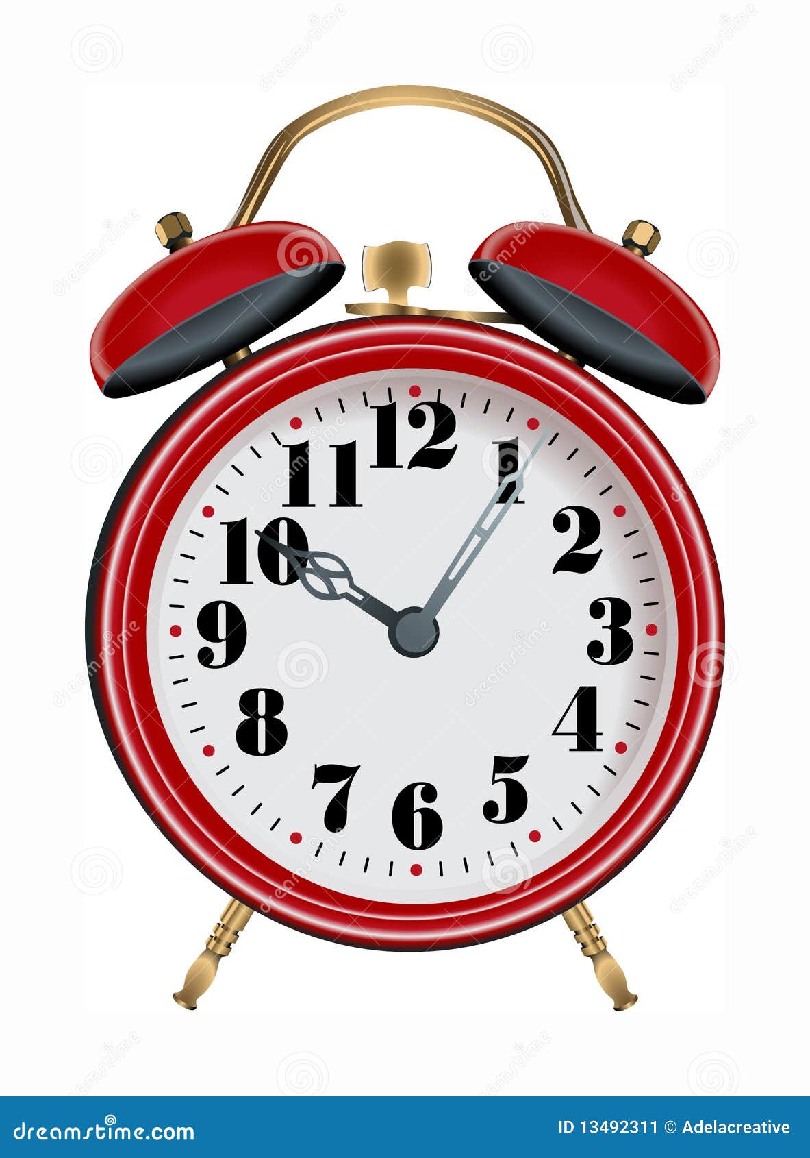 Fashioned Red Table Clock Stock Illustrations – 4 Fashioned Red Table ...