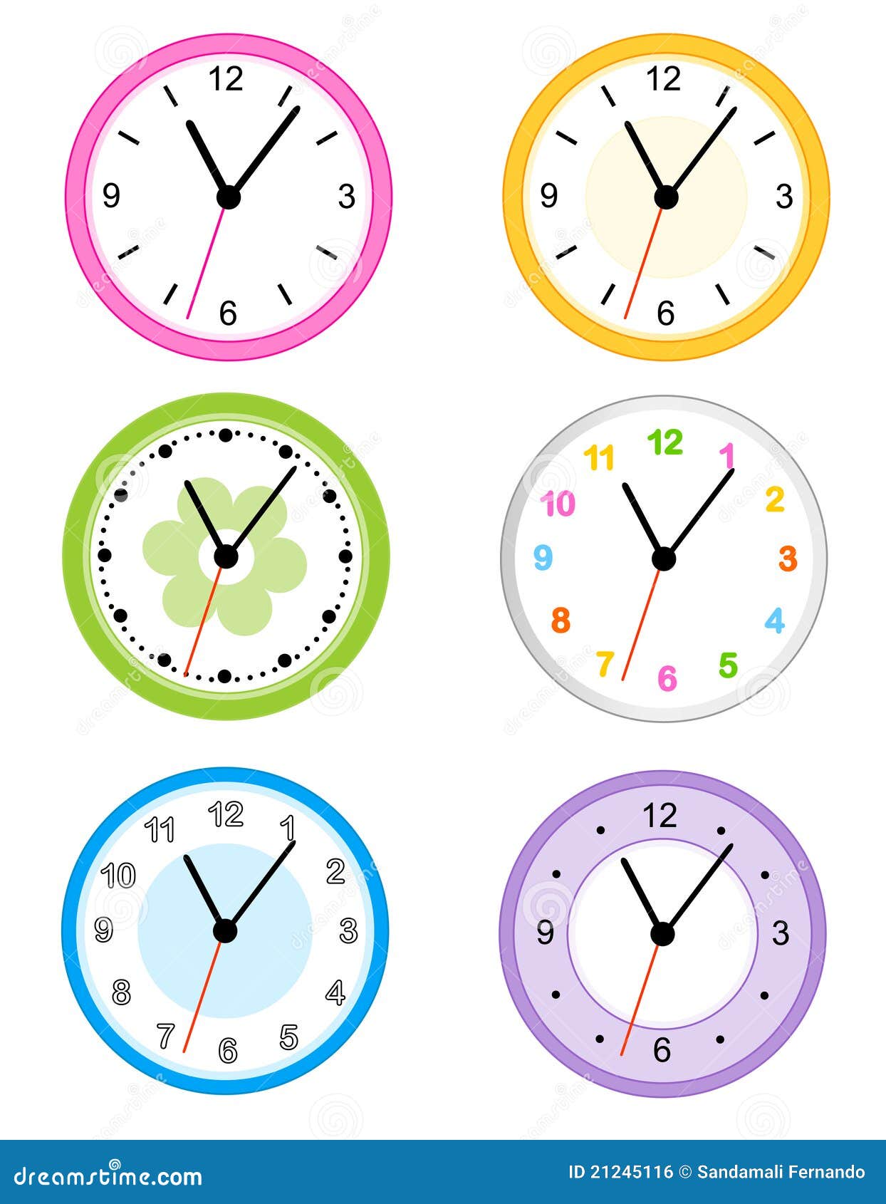 Clock Cartoons, Illustrations & Vector Stock Images - 607190 Pictures ...