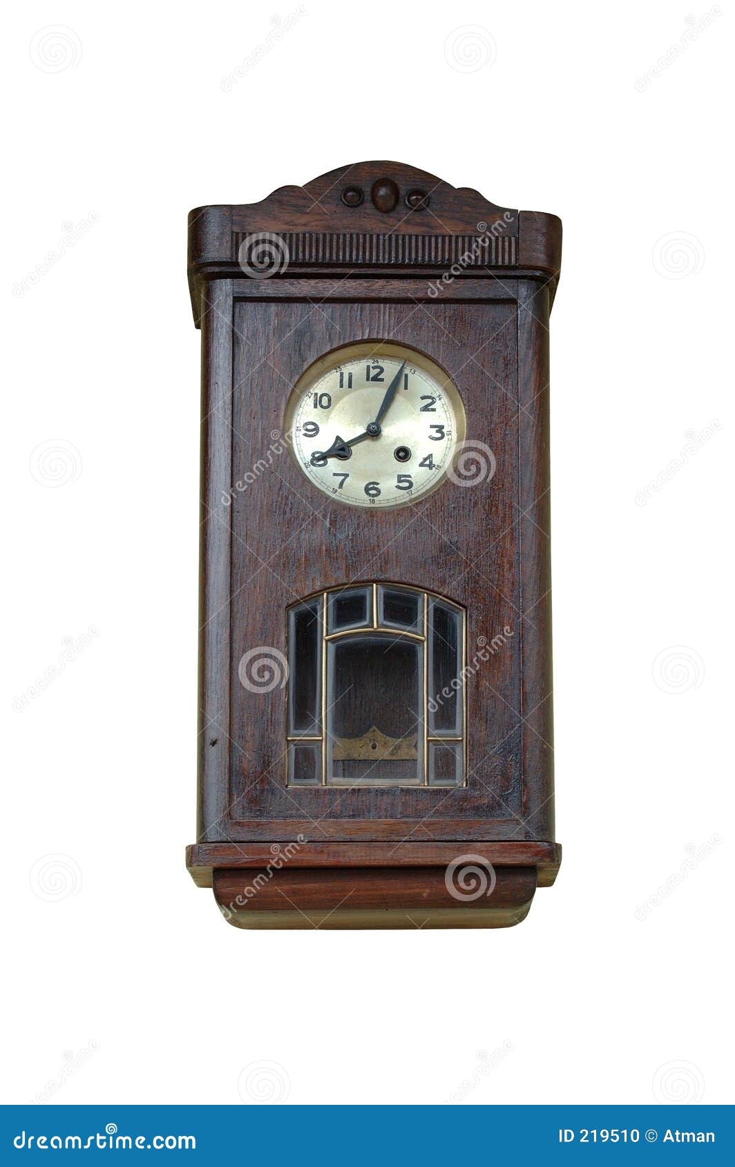 Clock stock photo. Image of retro, time, isolated, vintage - 219510