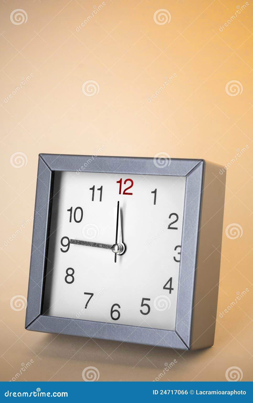 Clock stock photo. Image of wait, simple, lunch, business - 24717066