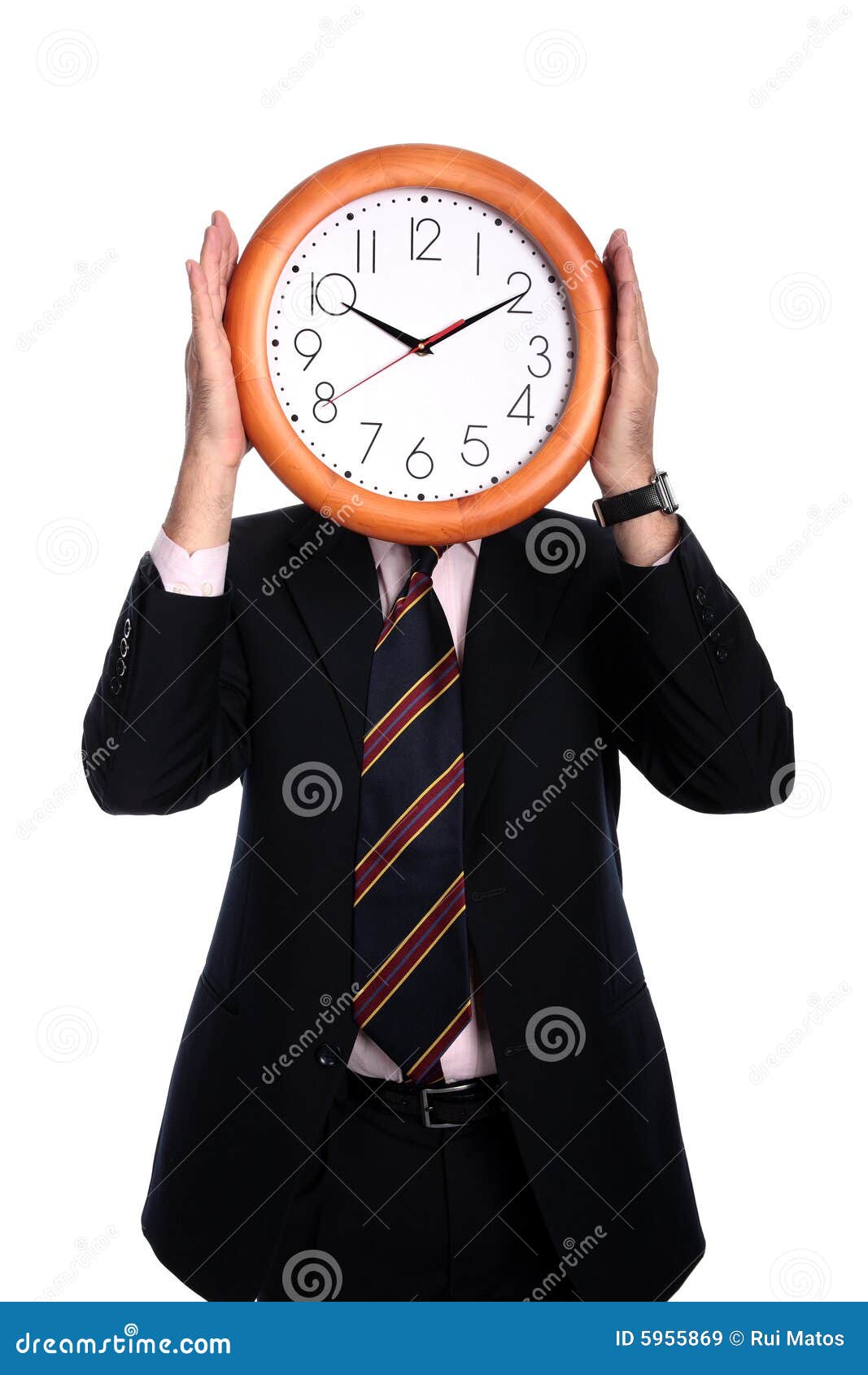Clock stock image. Image of rush, alone, duration, person - 5955869