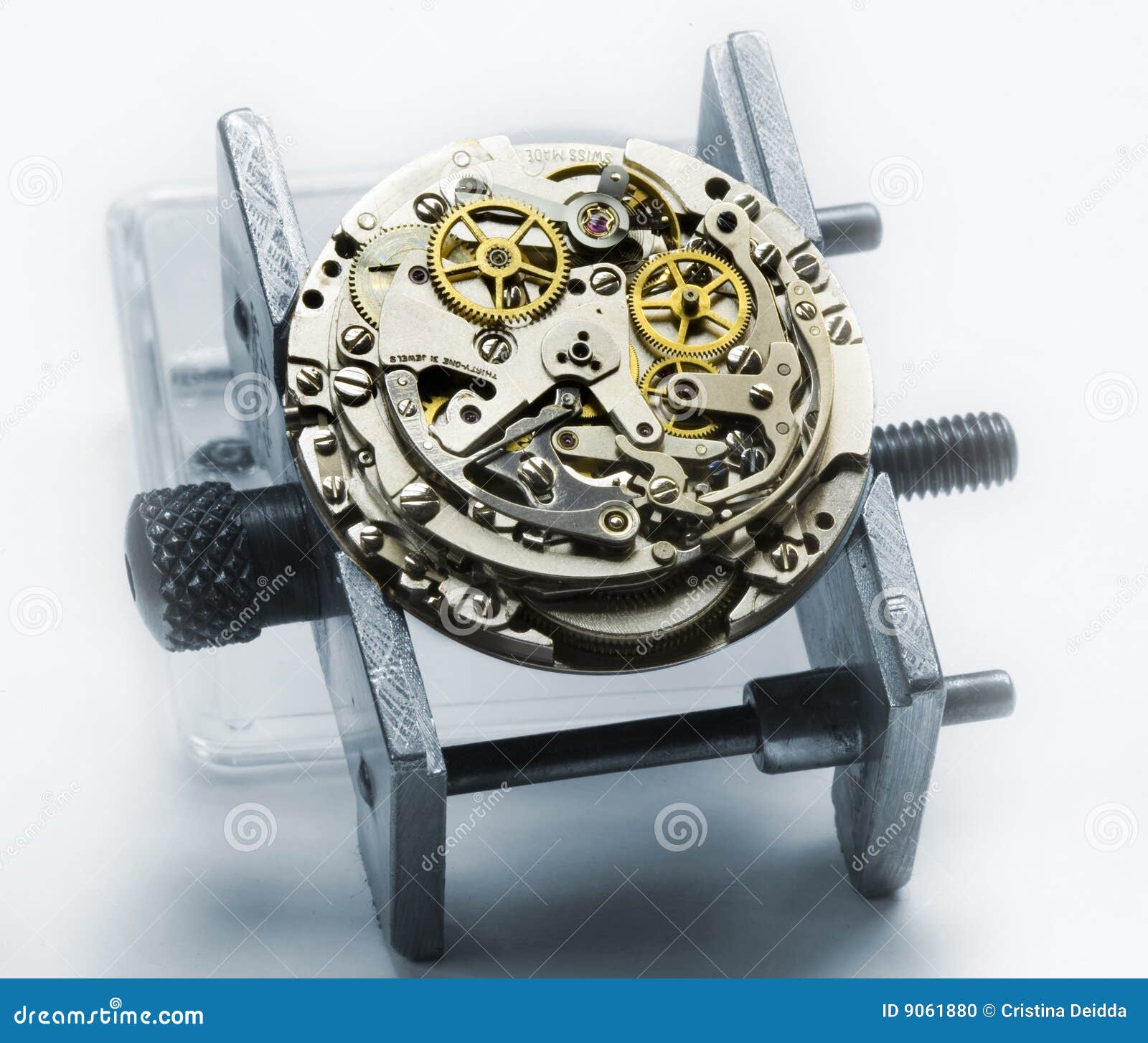 Clock stock photo. Image of industry, inside, clock, magnifying - 9061880