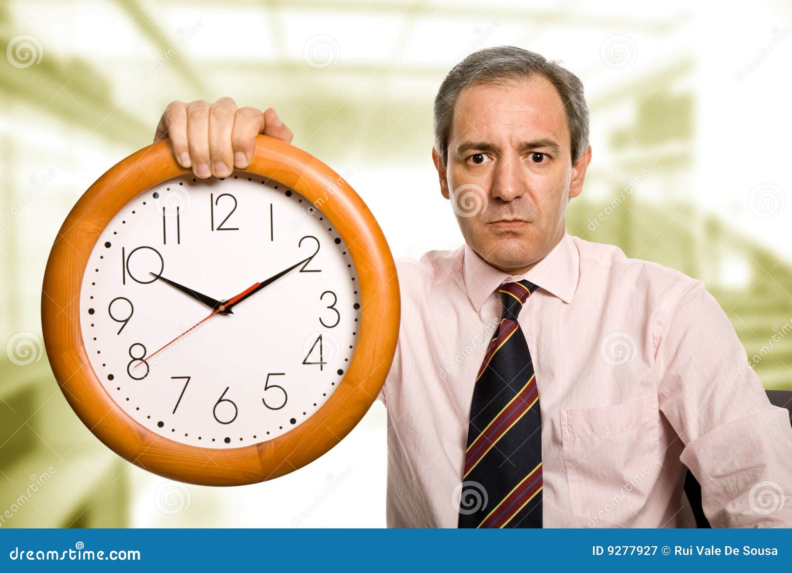 Clock stock image. Image of fashion, businessman, person - 9277927