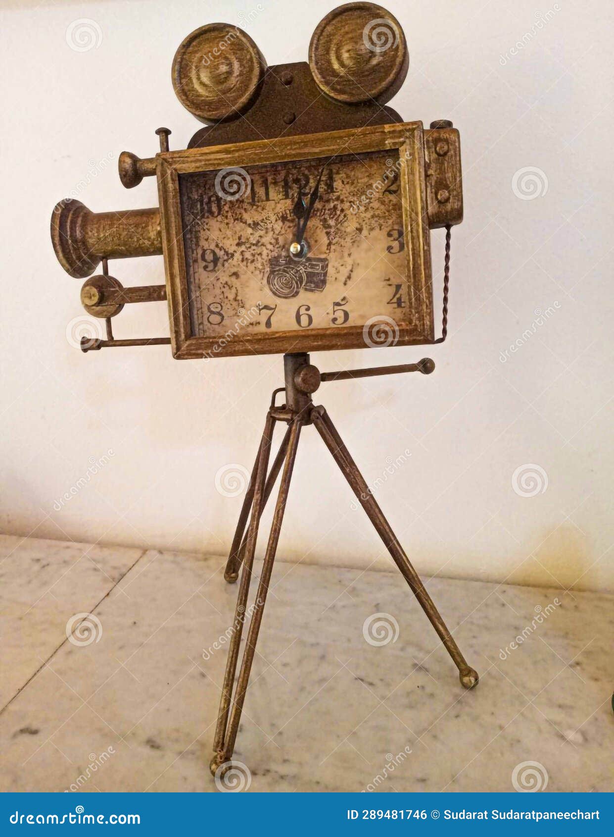 Clock Antique Clock Steel Time Compass Stock Photo - Image of brown ...