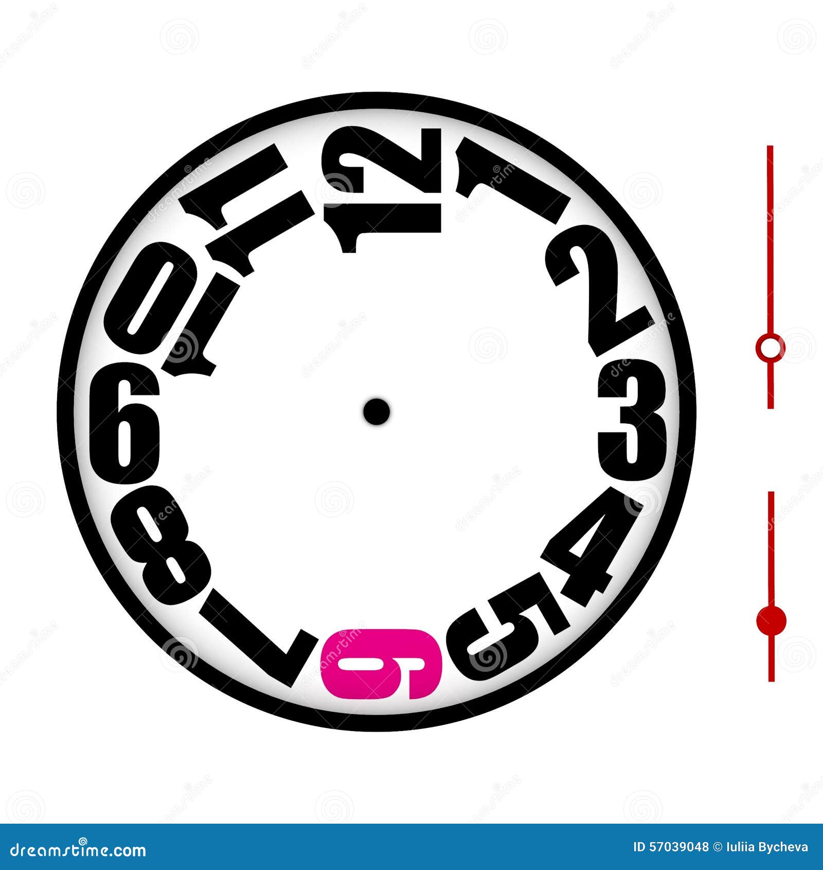 Clock with arrow stock illustration. Illustration of time - 57039048 Clock with arrow stock illustration. Illustration of time - 57039048