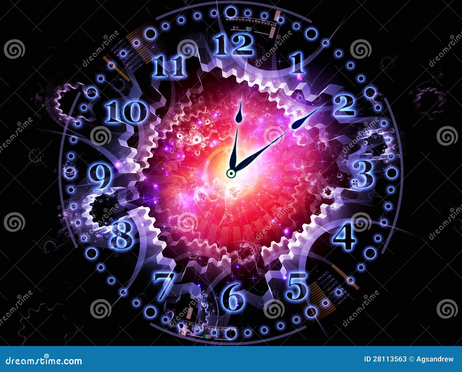 Clock backdrop stock image. Image of time, clock, abstract - 28113563