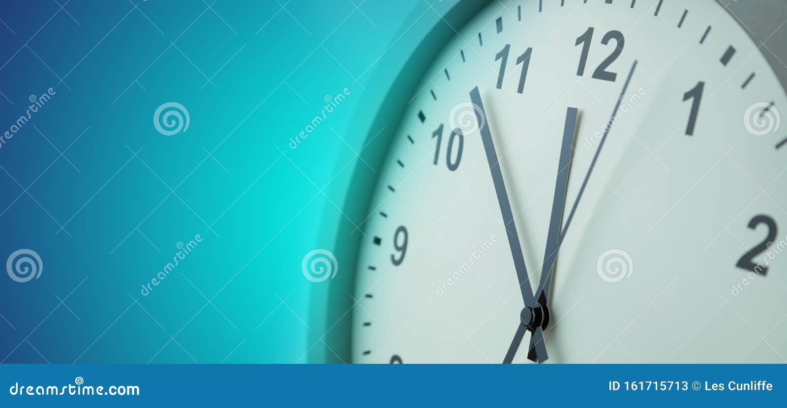 Clock on blue background stock image. Image of object - 161715713