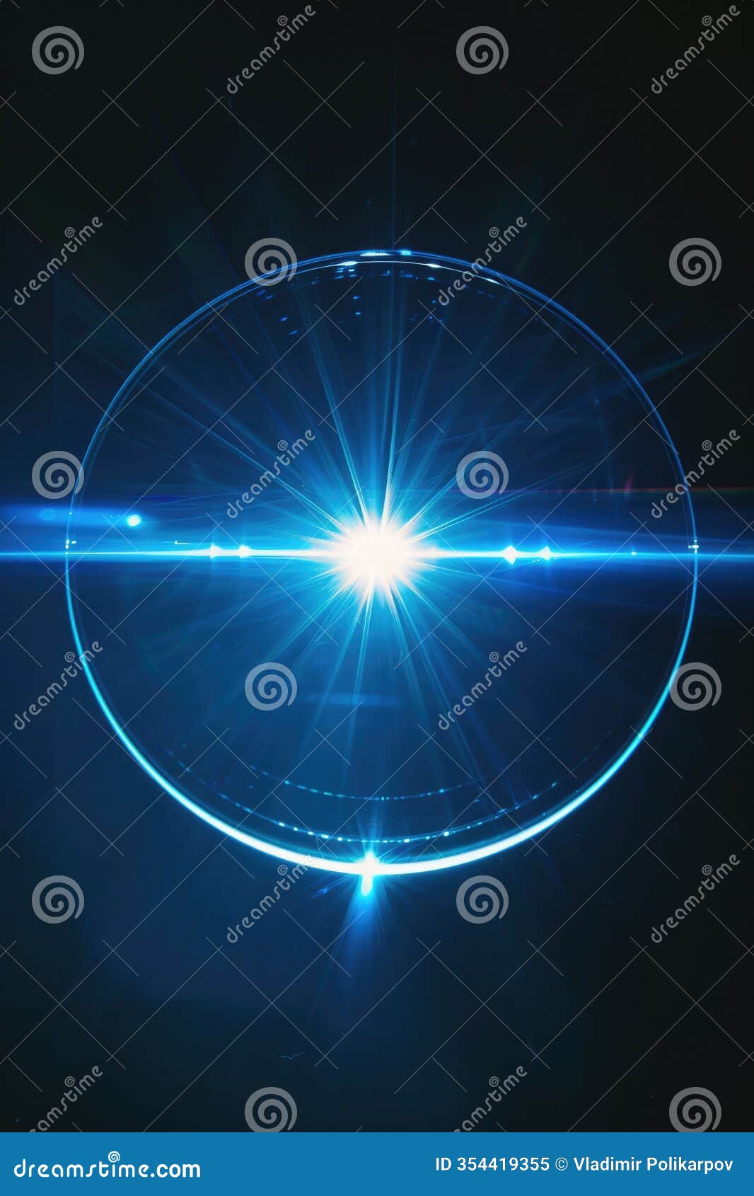 A Clock with a Bright Light Shining from it, Perfect for Concepts of ...