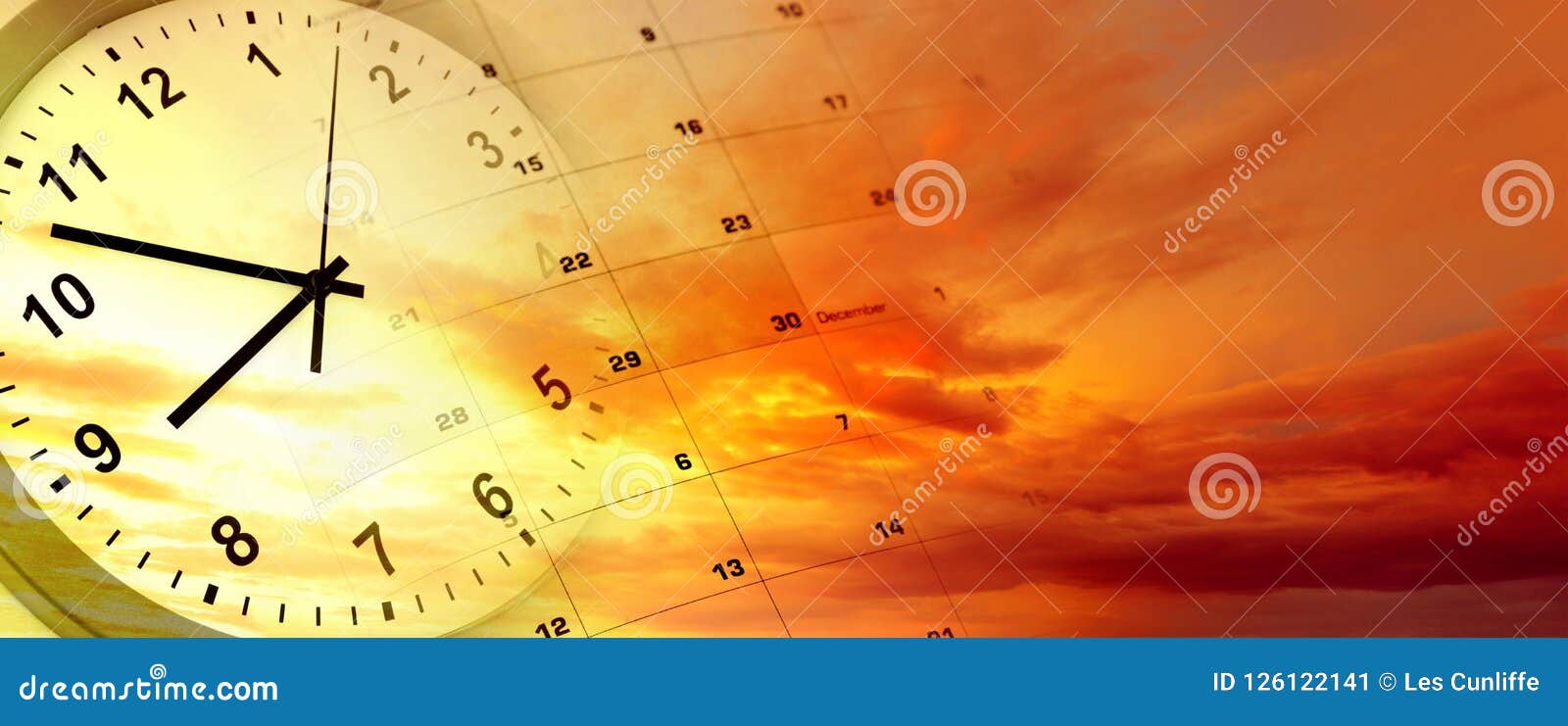Clock and calendar stock image. Image of composite, nature - 126122141