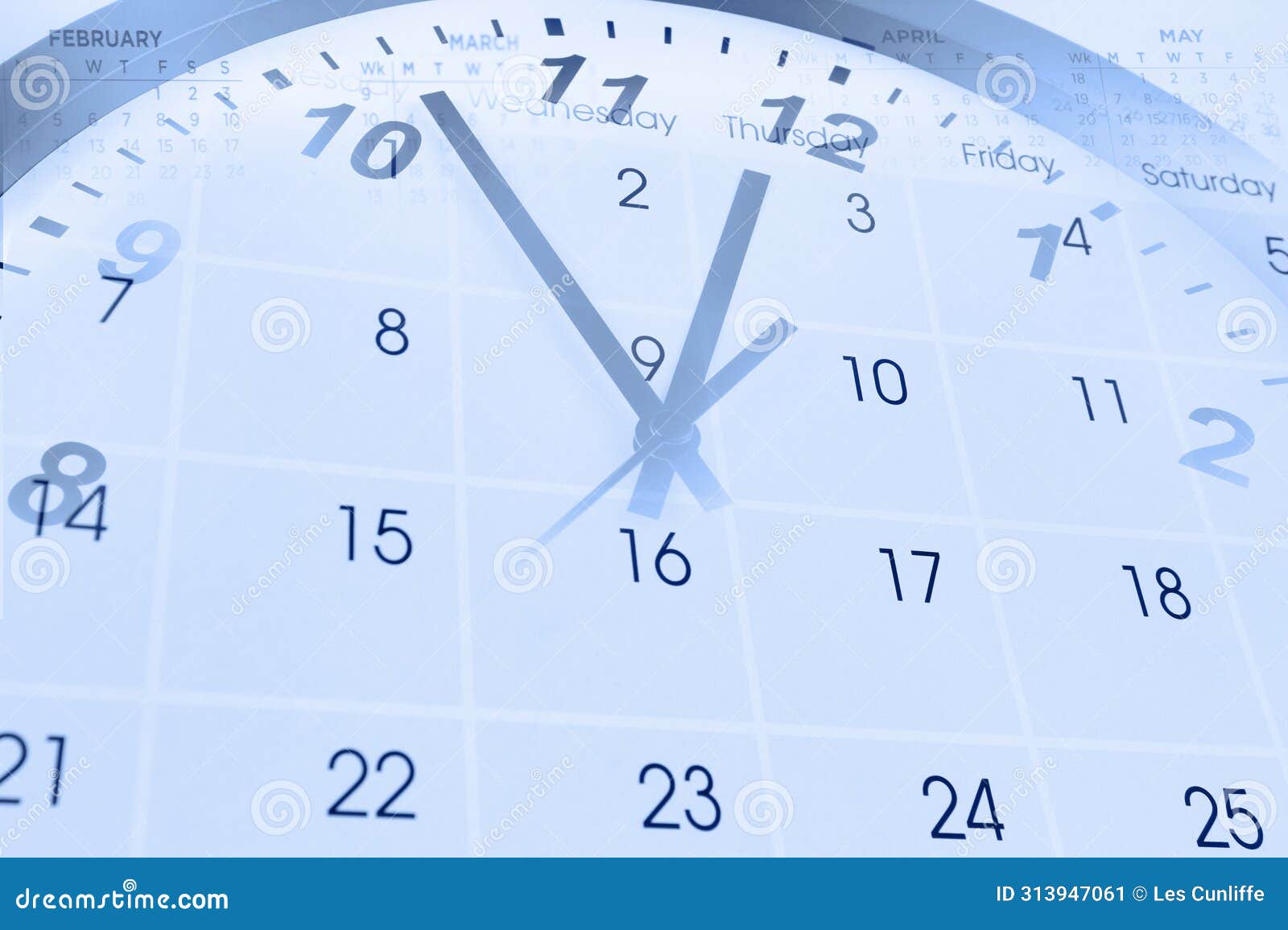 Clock and calendar stock image. Image of hour, meeting - 313947061