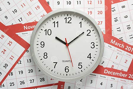 Clock and Calendars stock photo. Image of concept, timekeeping - 40831614