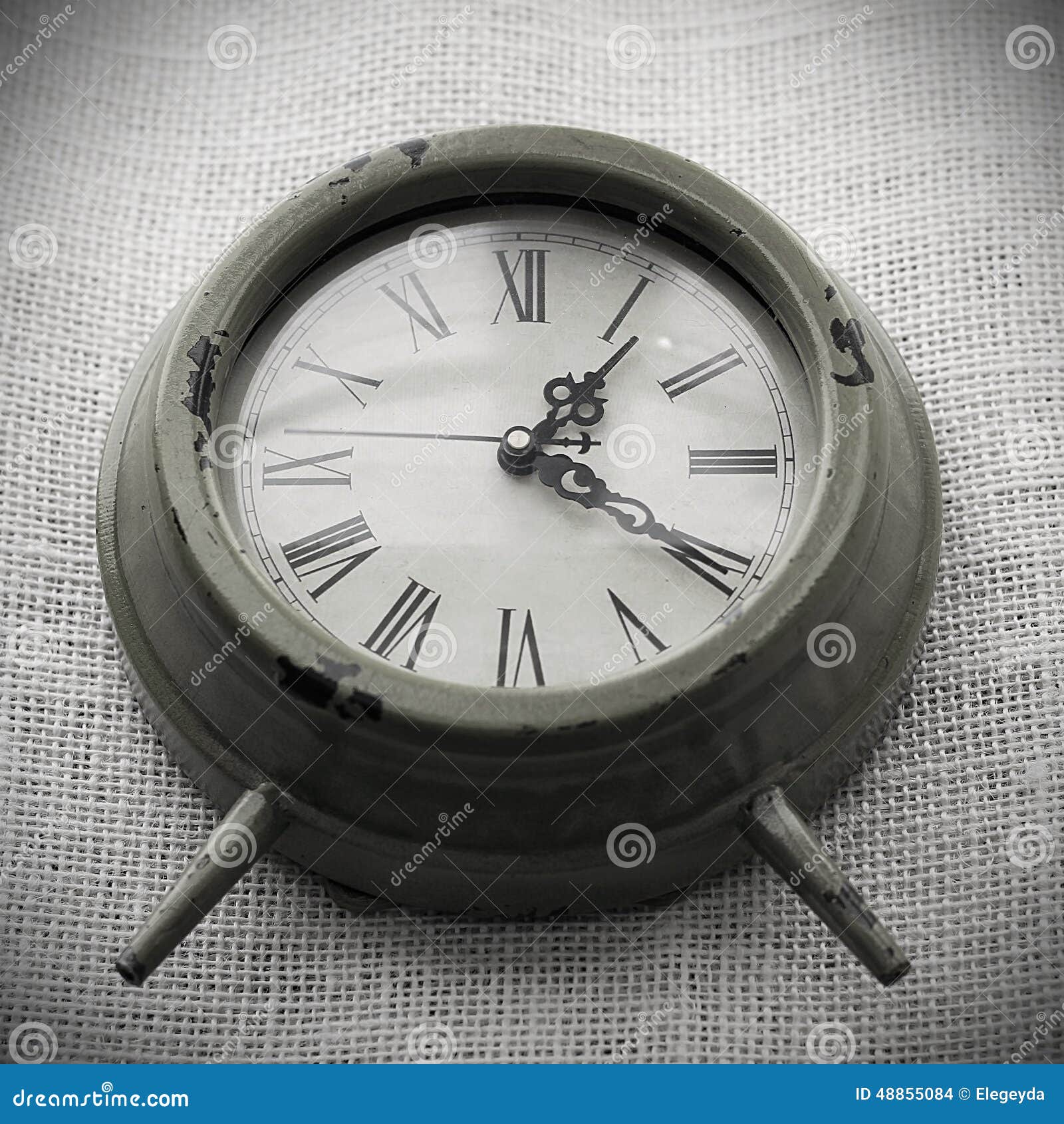 Clock with Canvas Background Stock Photo - Image of light, back: 48855084