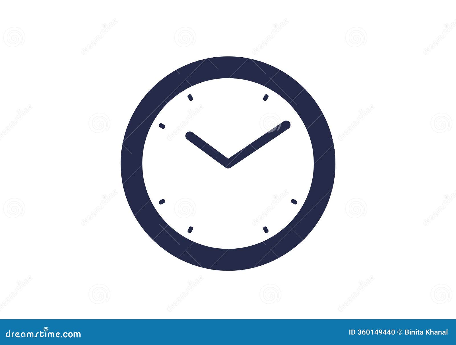 Clock Clip Art, Cartoon Clock Vector Art, Clock Icon In Flat Design ...