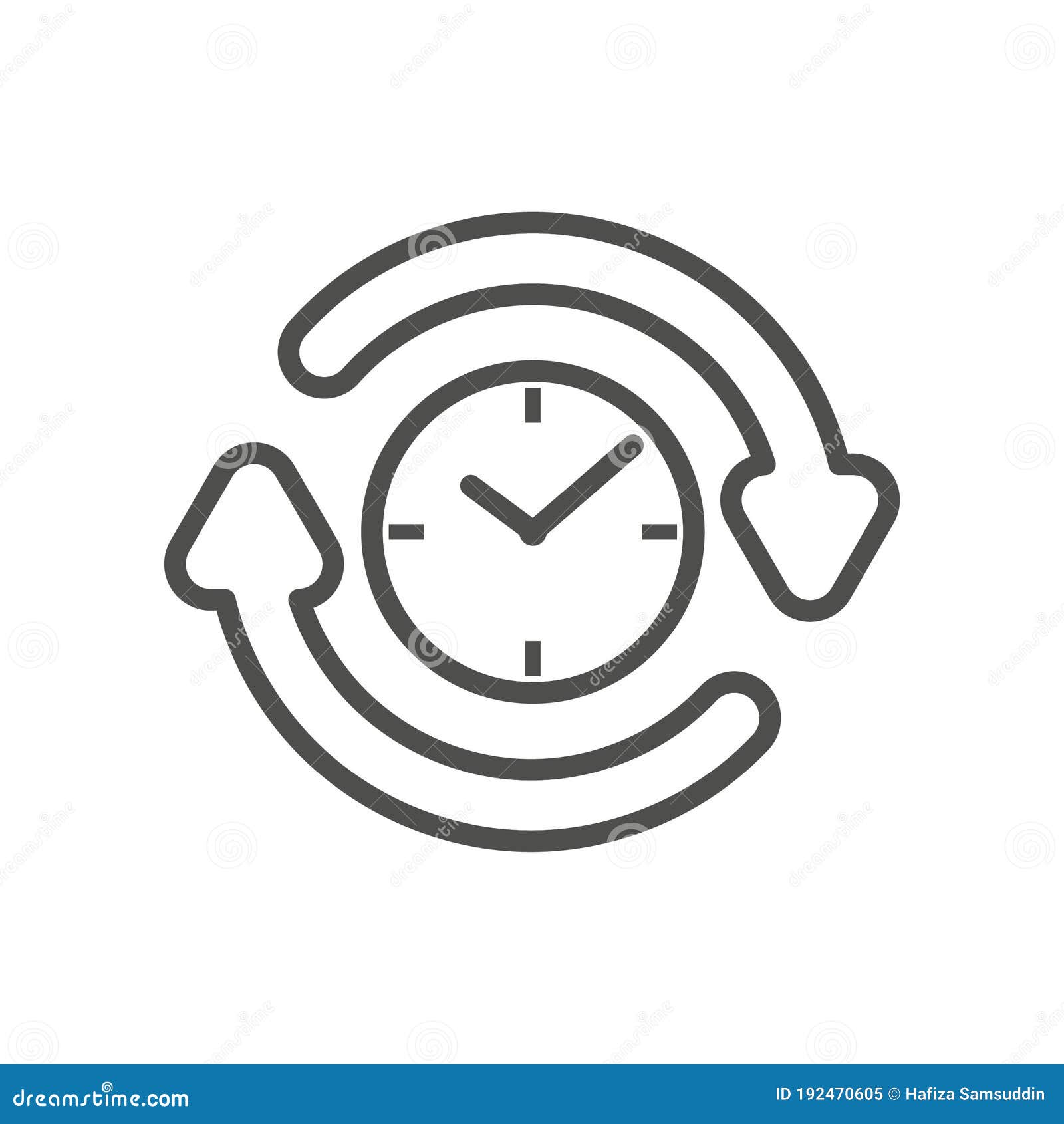 Clockwise Icon Vector Illustration | CartoonDealer.com #223684218