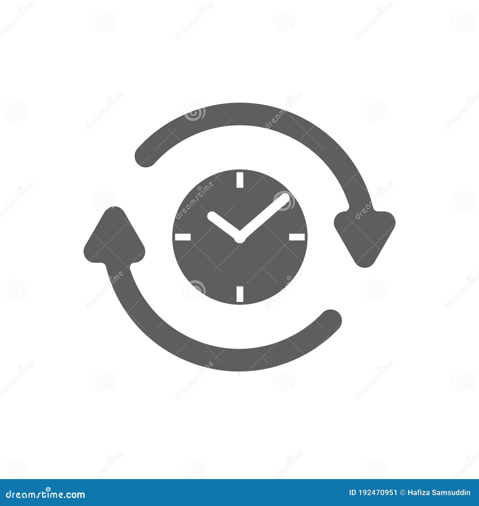 Clockwise Icon Vector Illustration | CartoonDealer.com #223684218