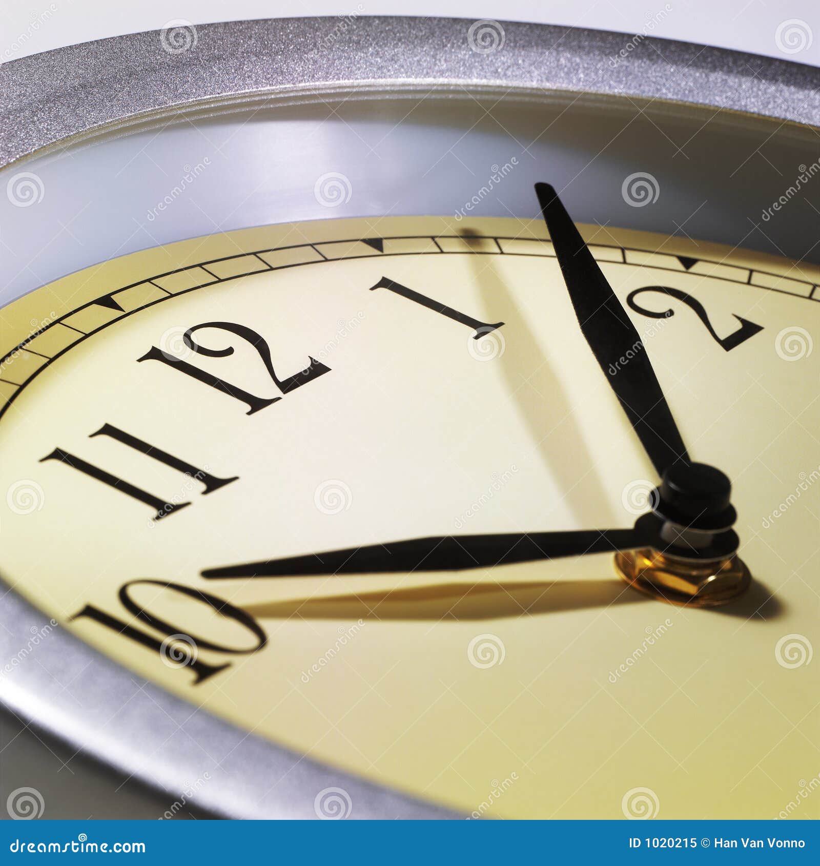 Clock close on top stock image. Image of silver, grey - 1020215