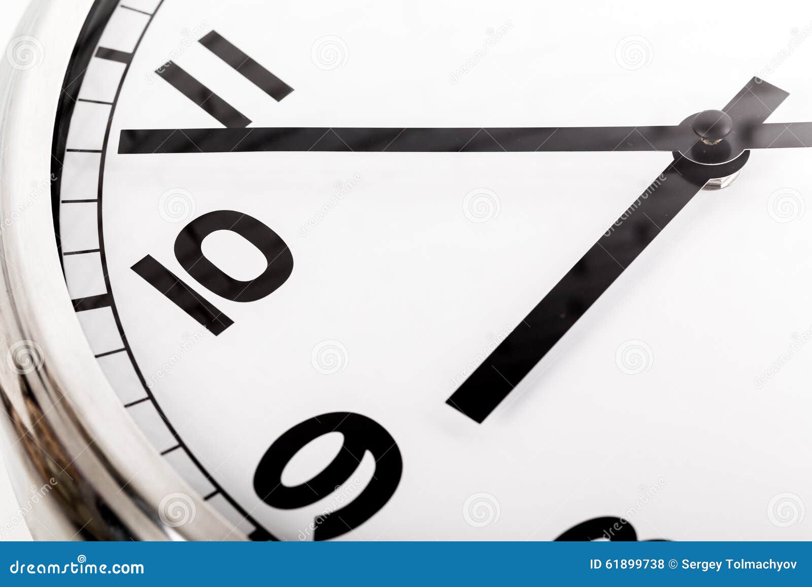 Clock close up stock photo. Image of hand, single, close - 61899738