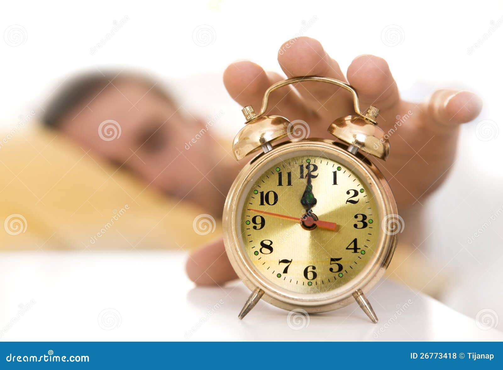 Clock Close Up, Person Reaching for the Clock Stock Photo - Image of ...