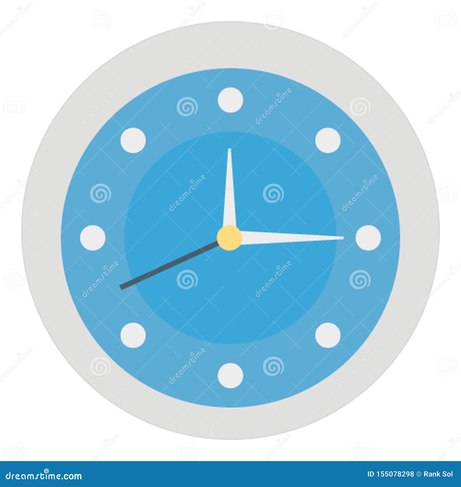 Clock Color Vector Icon Easily Modify or Edit Stock Illustration ...