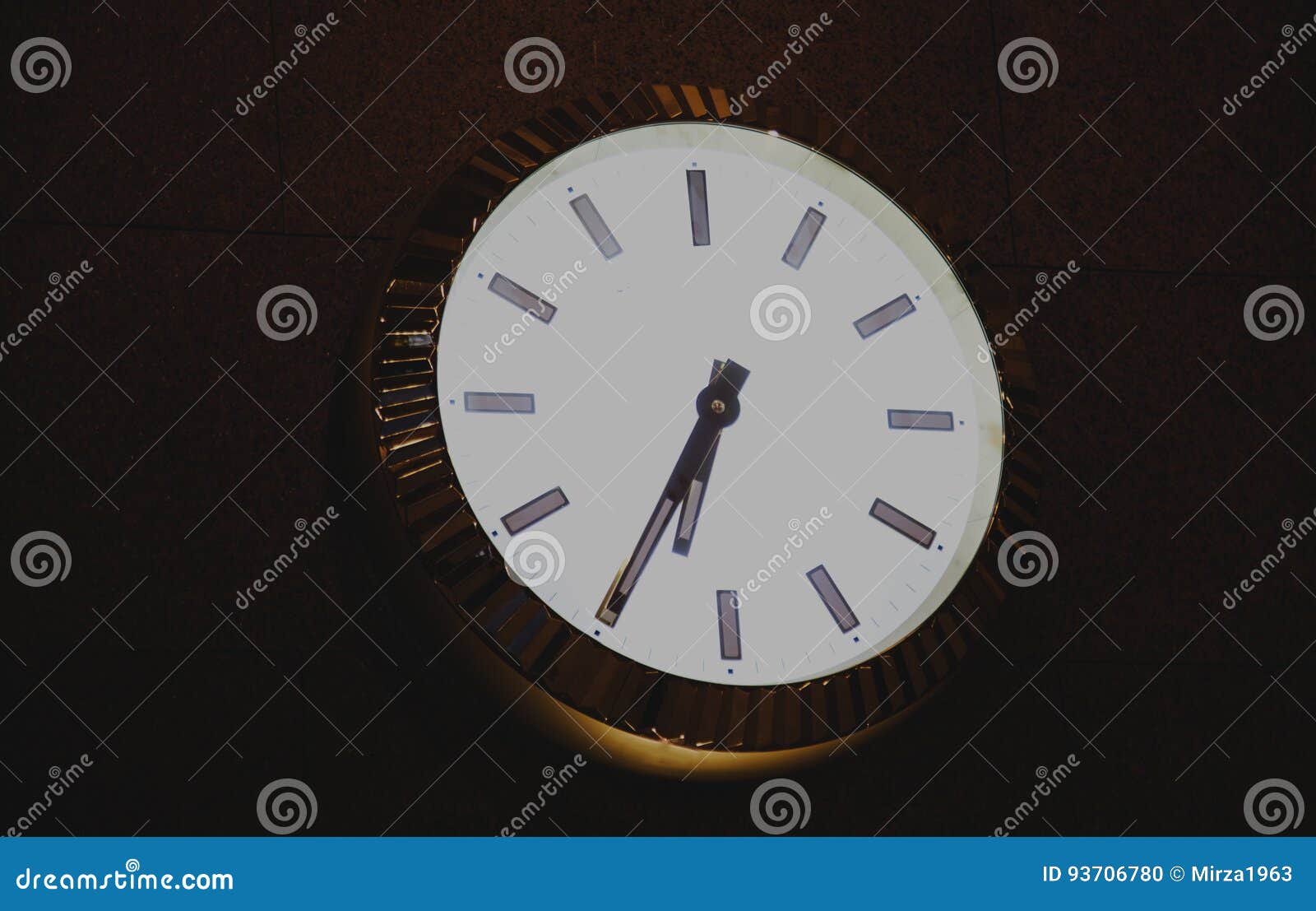 Clock stock photo. Image of pointer, quartz, clockwise - 93706780