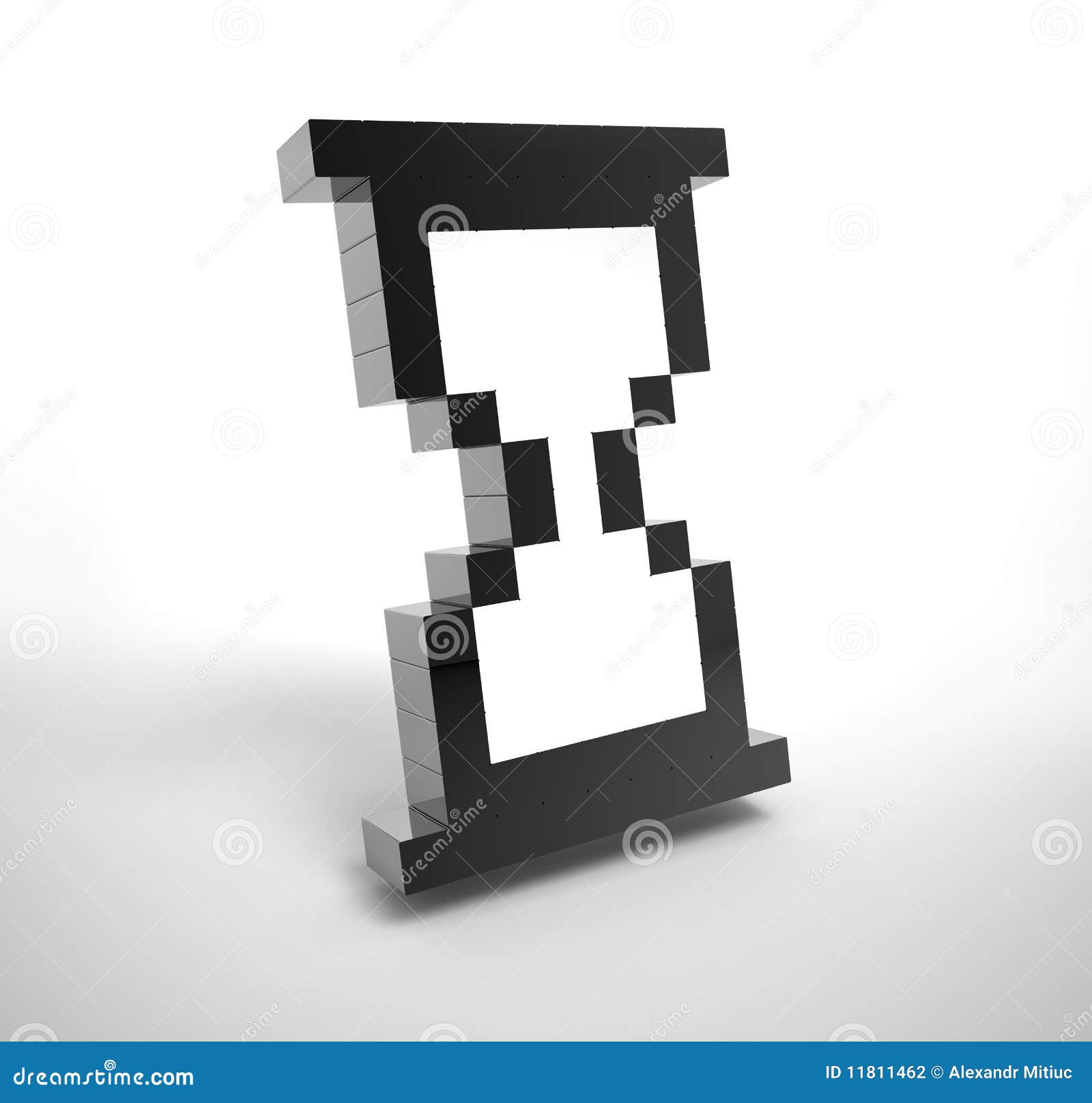 Clock Cursor stock illustration. Illustration of pointer - 11811462