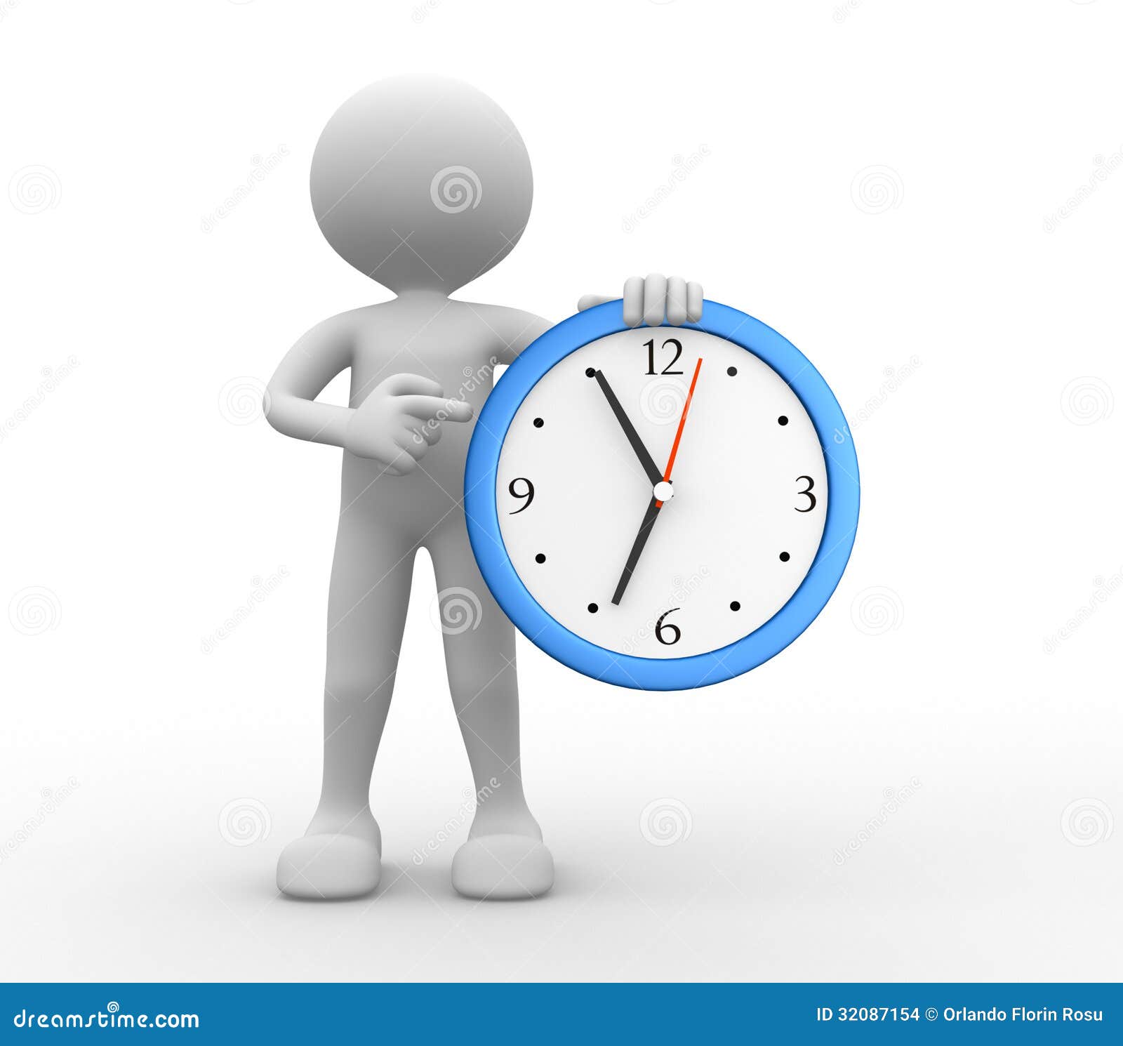 Clock stock illustration. Illustration of back, hour - 32087154