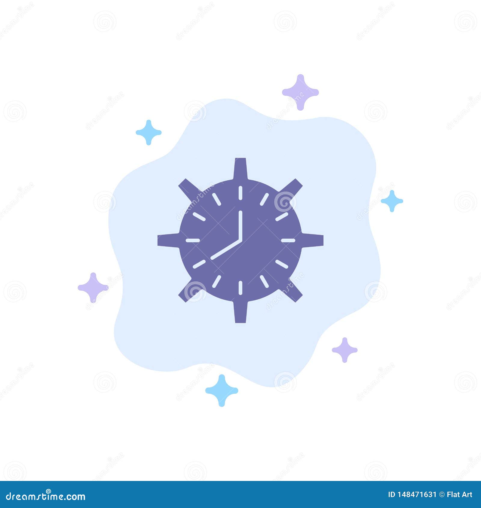 Clock, Deadline, Time, Timepiece, Timing, Watch, Work Blue Icon on ...