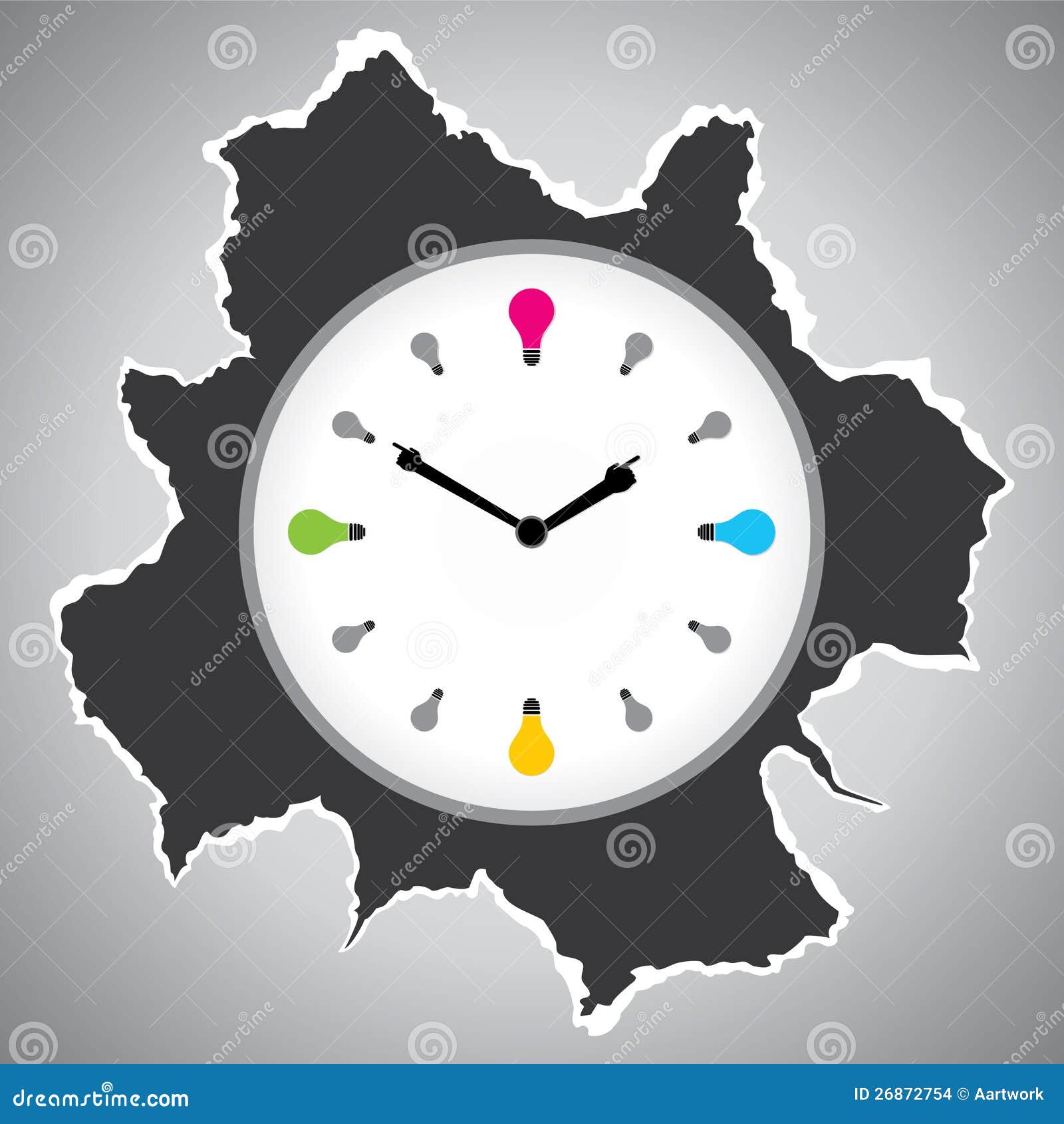 Clock design stock vector. Illustration of pocket, elegance - 26872754